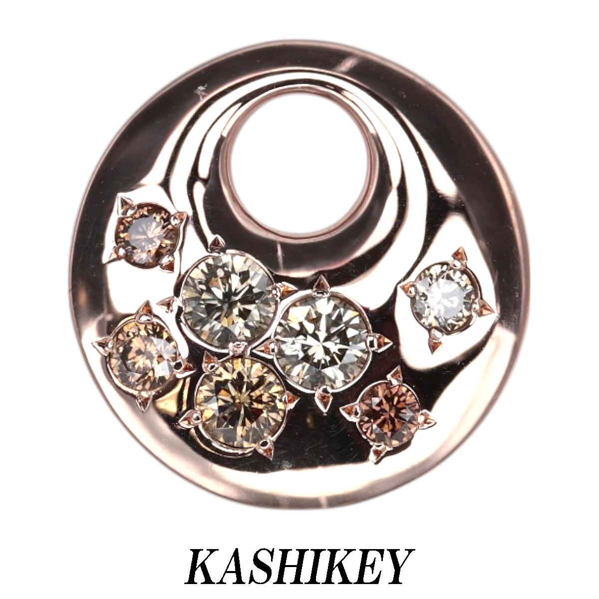 【楽天市場】カシケイ メランジェ ブラウンダイヤモンド ペンダントトップ D0.40ct K18PG ダイヤ ピンクゴールド【中古】【JW1636】：フランチェスカ