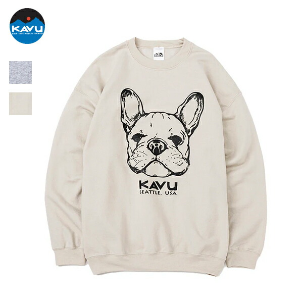 【楽天市場】20%OFF / カブー KAVU / Dog Sweatドッグスウェット / 19823040 / フレンチブル / スウェット ...