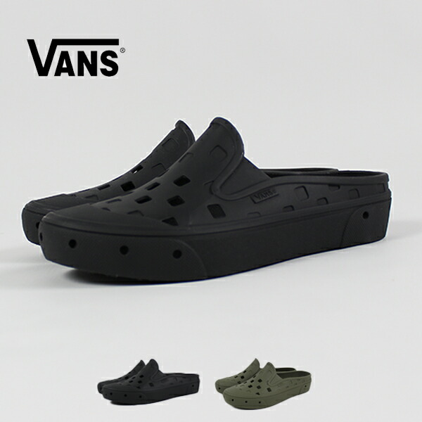 【楽天市場】30%OFF / バンズ VANS / SLIP-ON MULE TRK / BLACK / VN0005V8BLK ...
