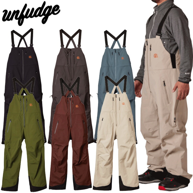 【楽天市場】アンファッジ ジェントル ビブ パンツ UNFUDGE GENTLE BIB PANTS ウエア メンズ レディース スノーボード ...