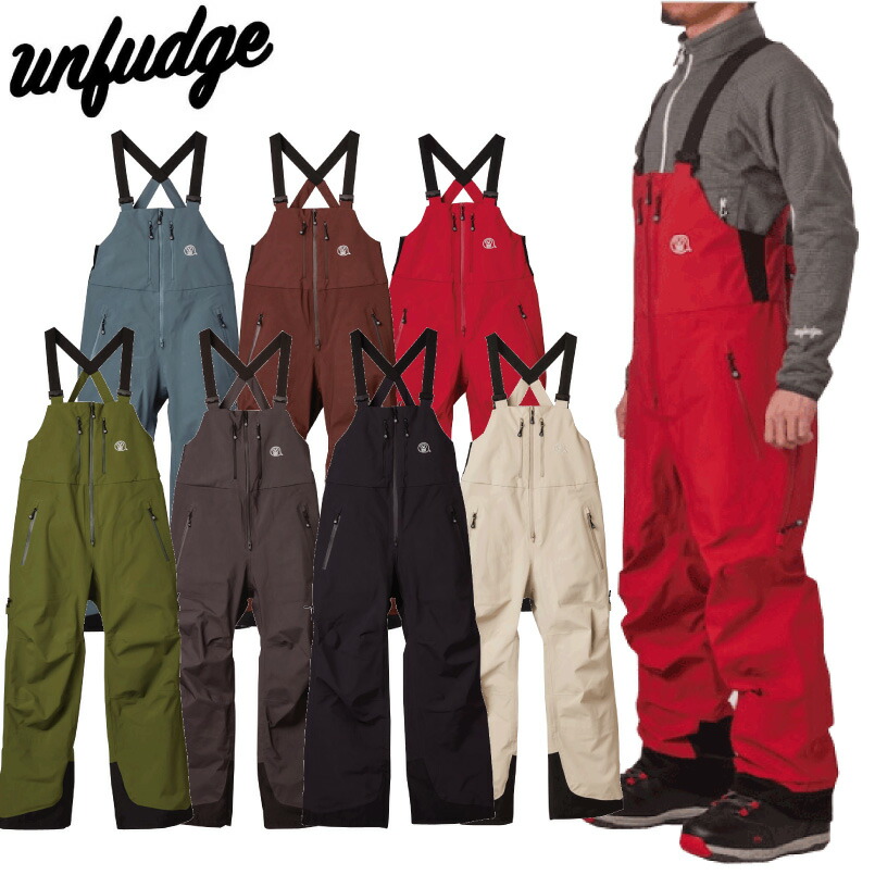 【楽天市場】アンファッジ ピープビブパンツ UNFUDGE PEEP BIB PANTS ウエア メンズ レディース スノーボード ...