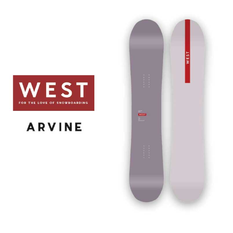 【楽天市場】ウエスト スノーボード アルバイン WEST SNOWBOARD ARVINE 板 パークボード オールマウンテンボード ...
