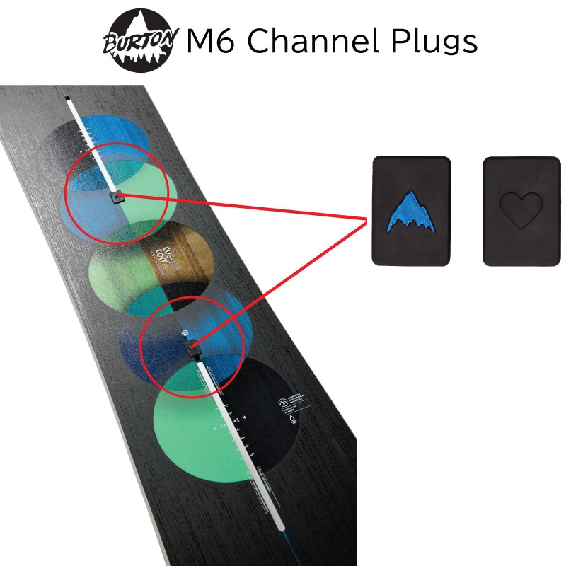 【楽天市場】【B24】バートン ボード パーツ チャネル プラグ Burton M6 Channel Plugs ボード チャネル パーツ ...