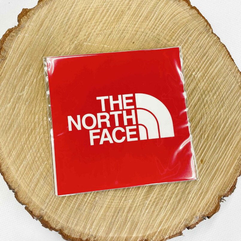 【楽天市場】THE NORTH FACE ノースフェイス ステッカー TNF SQUARE LOGO STICKER NN32349 レッド ...