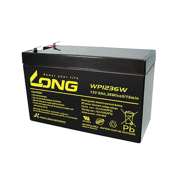 【楽天市場】LONG 12V9Ah 高性能 シールドバッテリー WP1236W WP1236W：palsamyuk 楽天市場店