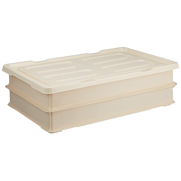 【楽天市場】新輝合成(Shinki Gosei) トンボ 業務用 フードコンテナ 食品トレー 餅箱 12.6L 本体 2個 蓋 1個 セット アイボリー 幅57.5×奥行35×高さ8cm 日本 ...