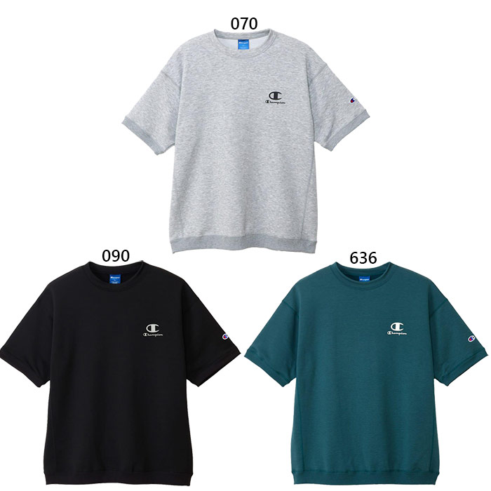 【楽天市場】チャンピオン メンズ テリー スウェットシャツ TW TERRY S/S CN SWT SHIRT フィットネス トレーニング ...