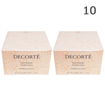 【楽天市場】 最大2100円OFFクーポン配布中 【2個セット】 コスメデコルテ フェイスパウダー # 10 20g misty beige ...