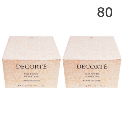 【楽天市場】 最大2800円OFFクーポン配布中 【2個セット】 コスメデコルテ フェイスパウダー # 80 20g glow pink ...