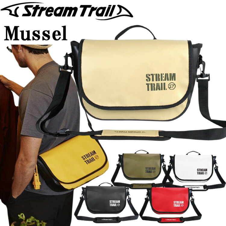 【楽天市場】STREAMTRAIL ストリームトレイル Mussel マッスル 6L 簡易防水ショルダーバッグ ハンドバック：Free Line（フリーライン）