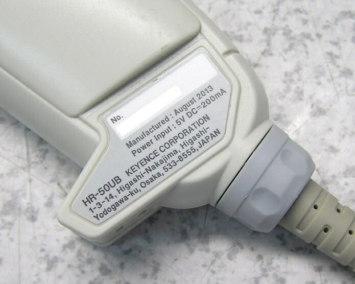 【楽天市場】 KEYENCE/キーエンス 超小型ハンディバーコードスキャナ USBタイプ HR-50UB 動作良好！【中古】 『送料無料 ...