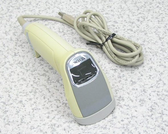 【楽天市場】 KEYENCE/キーエンス 超小型ハンディバーコードスキャナ USBタイプ HR-50UB 動作良好！【中古】 『送料無料 ...
