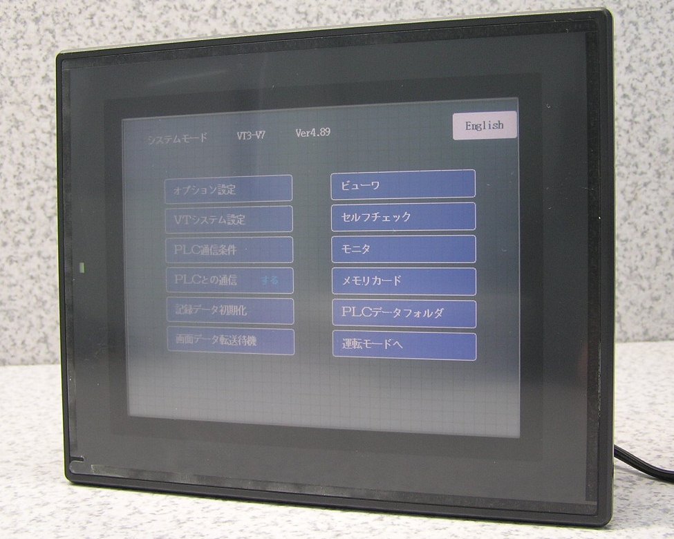 【楽天市場】 KEYENCE/キーエンス VT3シリーズ VT3-V7 7型 SVGA TFTカラー タッチパネルディスプレイ 動作確認・初期化済み 【中古】 送料無料：フリースタイルジャパン