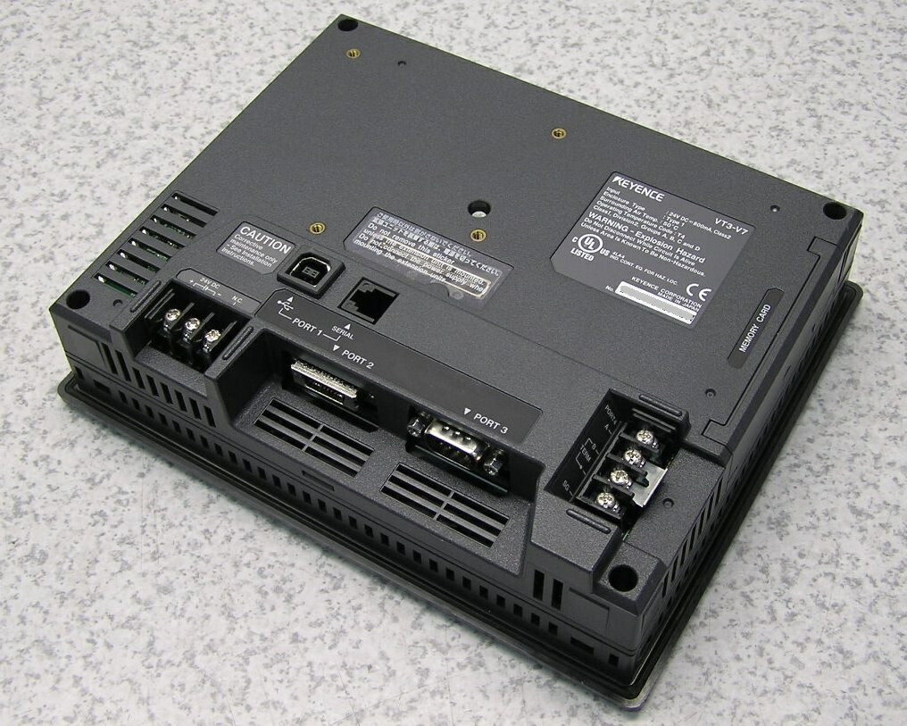 【楽天市場】 KEYENCE/キーエンス VT3シリーズ VT3-V7 7型 SVGA TFTカラー タッチパネルディスプレイ 動作確認・初期化済み 【中古】 送料無料：フリースタイルジャパン