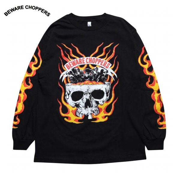 【楽天市場】BEWARE CHOPPERS / HOT HEAD KNUCK LS TEE /ロングスリーブTシャツ：FREEWAY楽天市場店