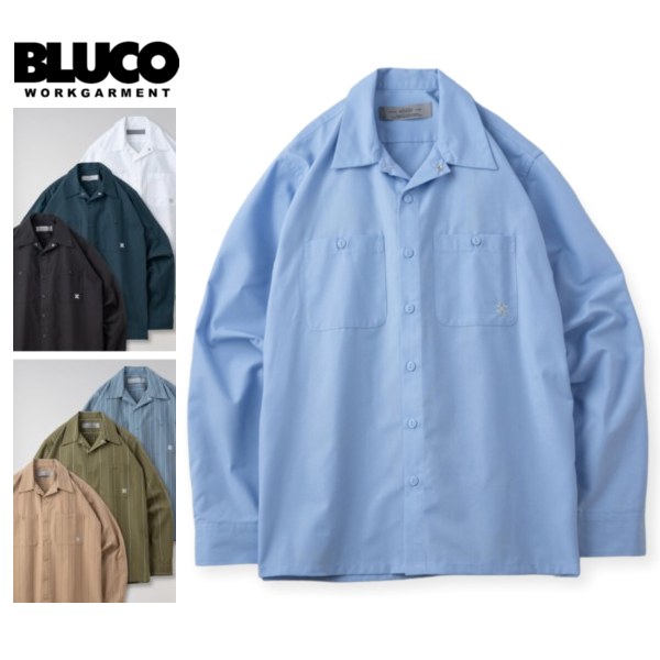 【楽天市場】【セール20%OFF】BLUCO WORK GARMENT/ブルコ STANDARD WORK SHIRTS LS/長袖ワークシャツ 0109・7color：FREEWAY楽天市場店