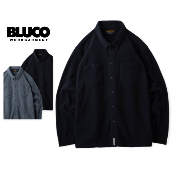 【楽天市場】BLUCO WORK GARMENT/ブルコ MICRO FLEECE SHIRTS/スナップシャツ OL-076-022・2color：FREEWAY楽天市場店