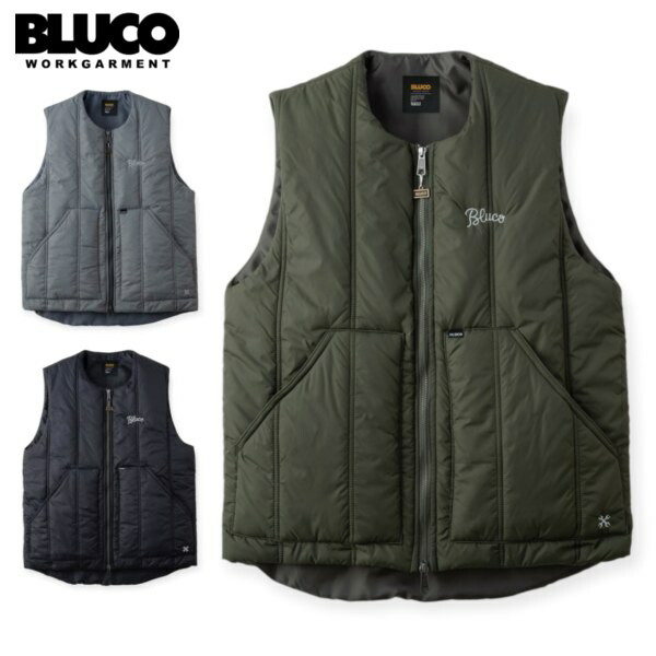 【楽天市場】BLUCO/ブルコ CREW NECK QUILTING VEST/プリマロフトクルーネックベスト 145-35-008・3color：FREEWAY楽天市場店