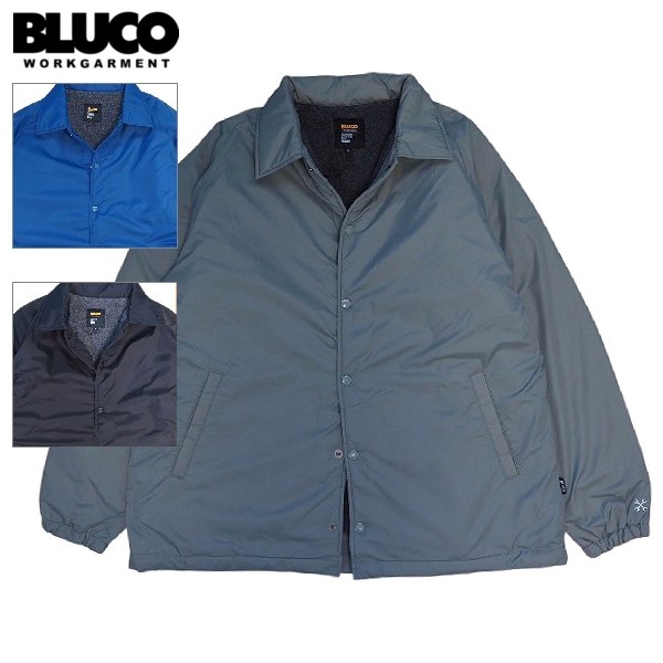【楽天市場】【セール30%OFF】BLUCO/ブルコ NYLON COACH JACKET -BOA LINING-/ボアナイロンコーチジャケット 147-31-020・3color ...