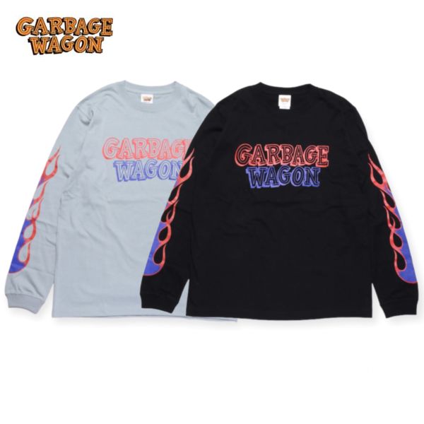 【楽天市場】GARBAGE WAGON/ガベージワゴン BERDOO FLAMES LS TEE/ロングスリーブTシャツ・2color ...