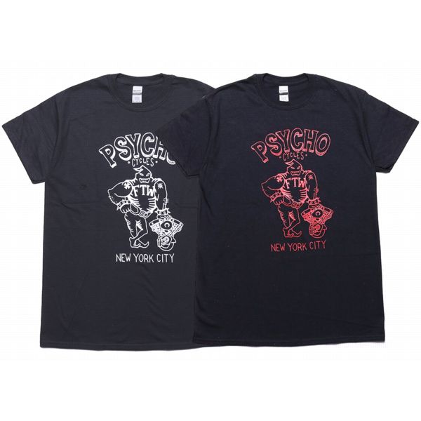 【楽天市場】【セール30%OFF】PSYCHO CYCLES/サイコサイクルズ NYC SHOVEL HEAD SS TEE/Tシャツ ...