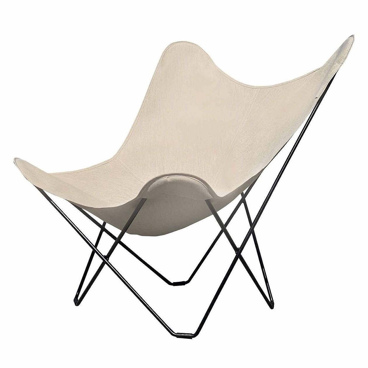 【楽天市場】CUERO（クエロ）/BKF CHAIR/BUTTERFLY CHAIR/SUNBRELLA FABRIC WHITE ...