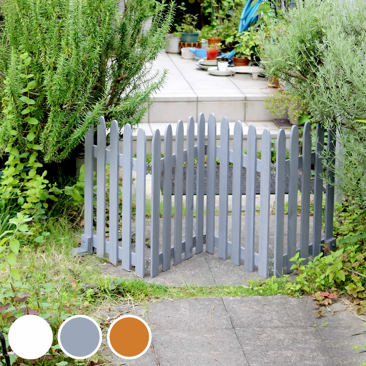 【楽天市場】住まいスタイル 折り畳めるウッドフェンス160（縦ストライプ） 1枚組 WF-160F 木製 フェンス ガーデニング 柵 パーテーション 仕切り 境界 花壇 囲い 折りたたみ 置く ...