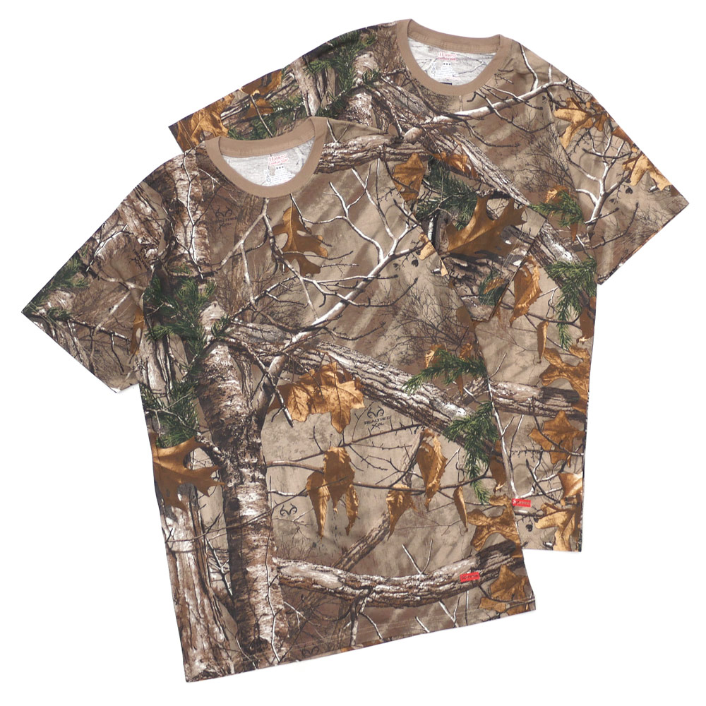 【楽天市場】100％本物保証 シュプリーム SUPREME x Hanes ヘインズ Realtree Tagless Tees 2 Pack ...