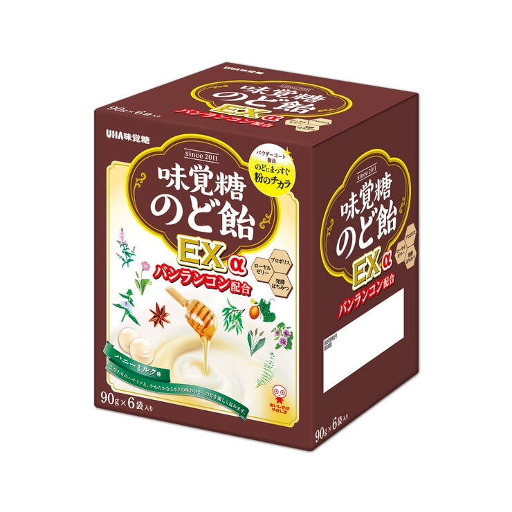 【楽天市場】UHA 味覚糖のど飴EXα （90g x 6） - UHA THROAT LOZENGES：コストホールストア