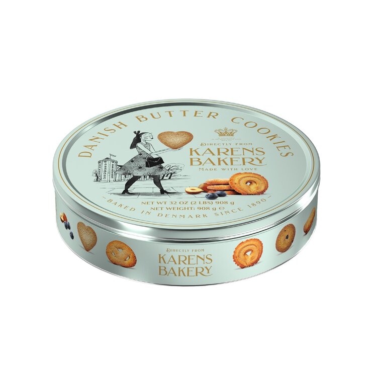 【楽天市場】カレンズ ダニッシュクッキー 908g - Karens Danish Cookies 908g：コストホールストア