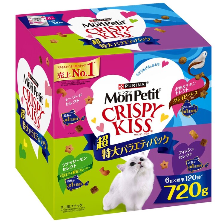 【楽天市場】モンプチ クリスピーキッス 6g x 120 - Mon Petit Crispy Kiss 6g x 120：コストホールストア