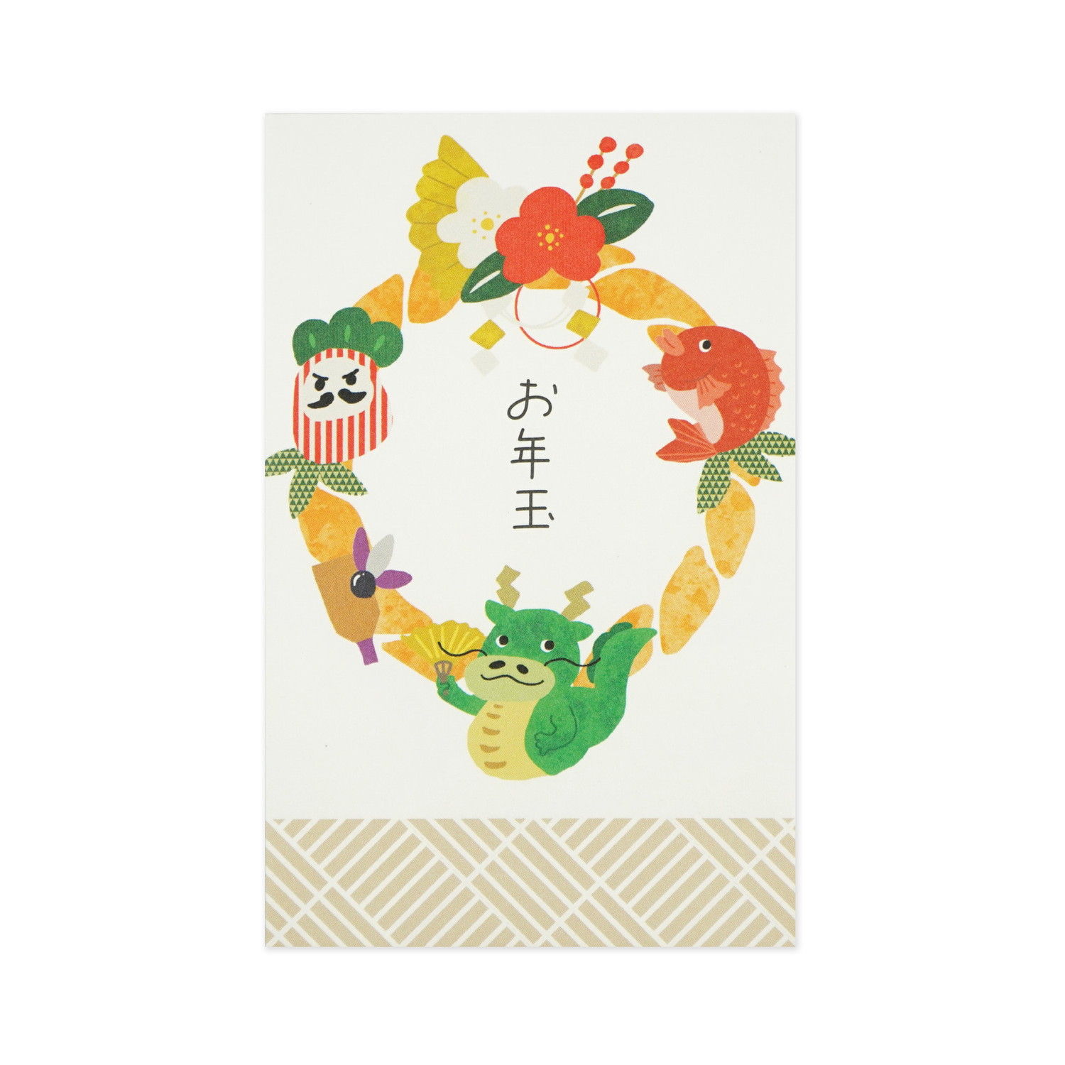 【楽天市場】お年玉ポチ袋 辰 リース｜pch-252：FRONTIA 楽天市場店