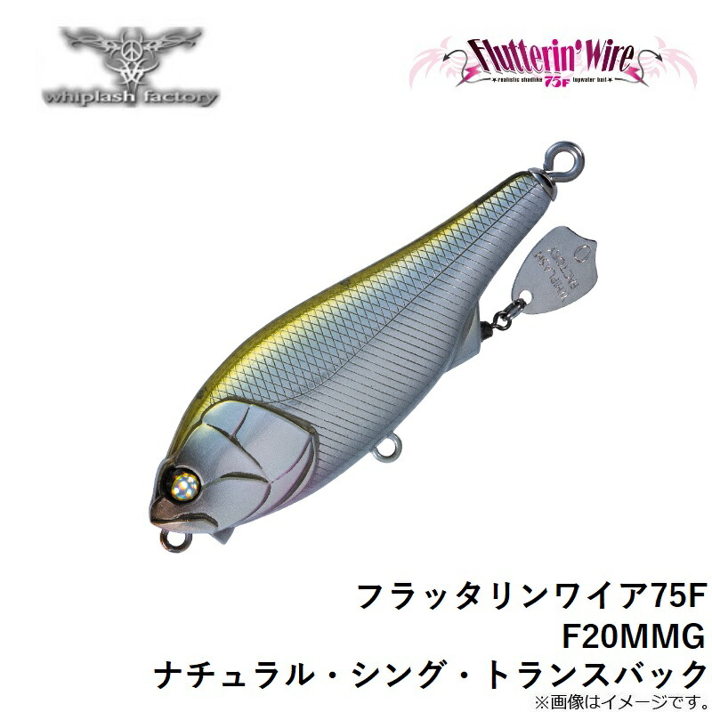 【楽天市場】【5のつく日3/15限定5％OFFクーポン有】 ウィップラッシュ フラッタリンワイア75F F20MMG ナチュラル・シング ...