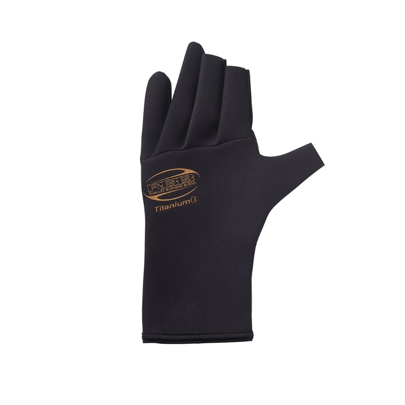 【楽天市場】リバレイ 7621 RBB タイタニュームグローブHS 3C L BLK/ゴールド 【釣具 釣り具】：釣具のFTO