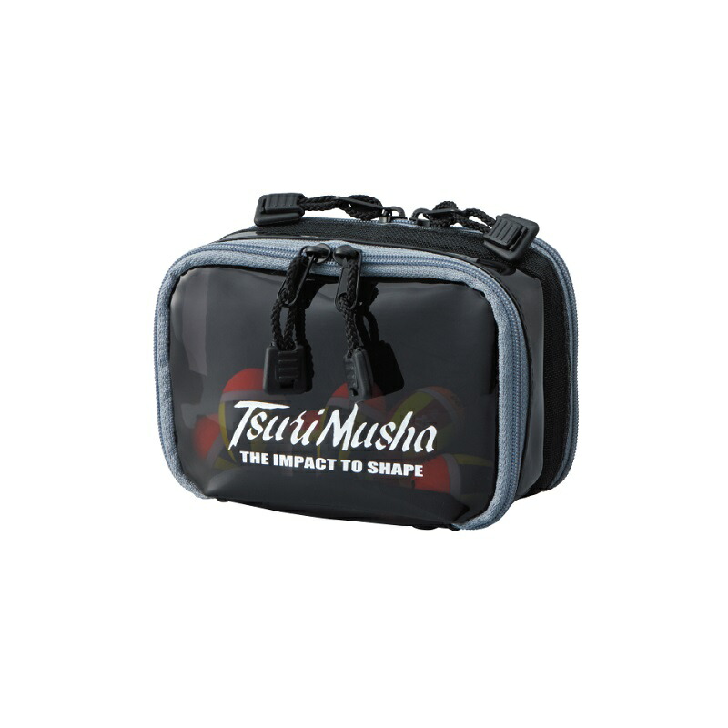 【楽天市場】釣武者 F16527 TMバリアスポーチ ショート ブラック/グレー 【釣具 釣り具】：釣具のFTO