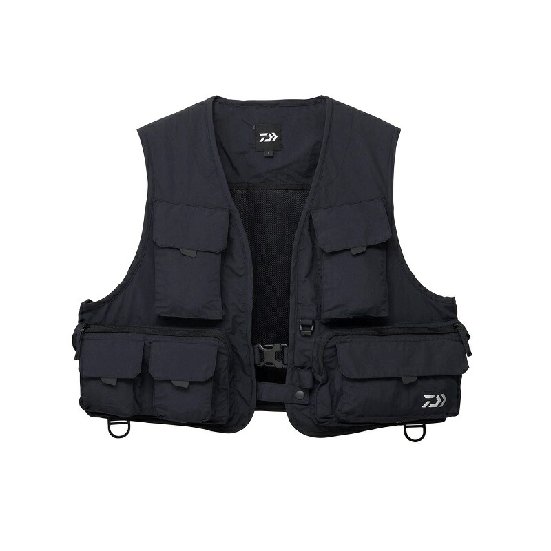 【楽天市場】ダイワ DV-3425 フィッシングベスト ブラック XL：釣具のFTO