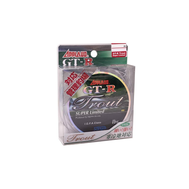 【楽天市場】サンヨーナイロン APPLAUD GT-R TROUT SUPER リミテッド 300m 3.5LB：釣具のFTO