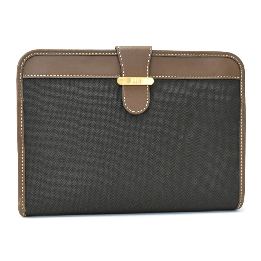 楽天市場】美品 DUNHILL ダンヒル クラッチバッグ セカンドバッグ