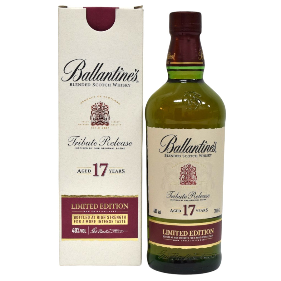 【楽天市場】【中古】未開栓 ウイスキー バランタイン 17年 トリビュートリリース スコッチ 700ml 48度 Ballantine's [美品][送料無料]：ブランドリサイクルストアスマイル