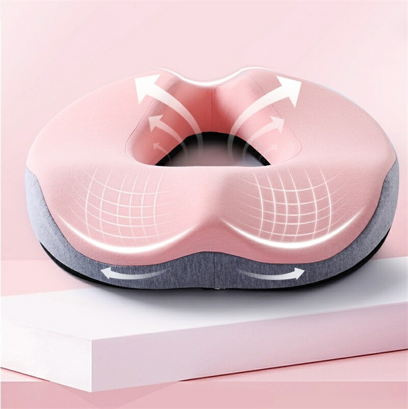 【楽天市場】円座 クッション 座布団 お尻が痛くない 産後 人間工学 高反発 ドーナツクッション 柔軟性 通気性 滑り止 柔らかい ...