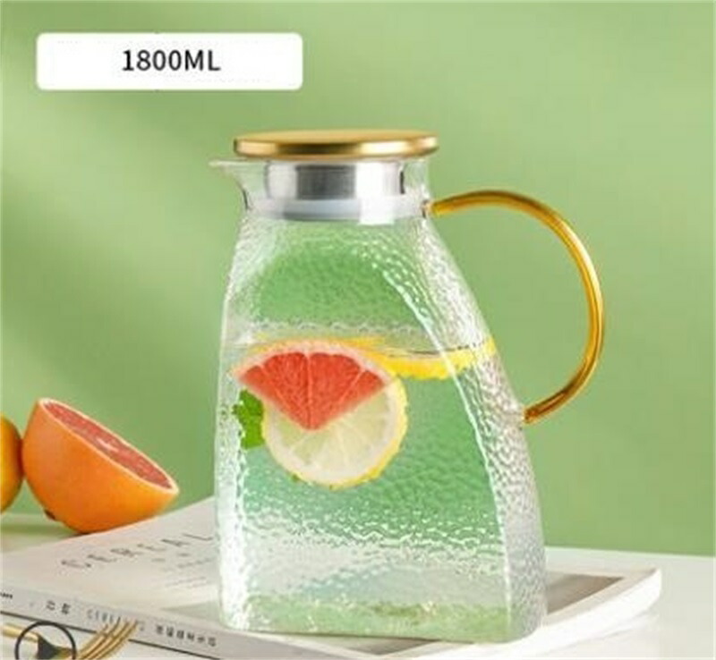 【楽天市場】冷水ポット 直火 1800ML ガラスポットおしゃれ 耐熱ガラスポット ティーポット 耐熱ガラス 1.5L 直火/電気陶炉対応 ピッチャー ステンレス茶こし一体型蓋 冷蔵庫 ポット ...