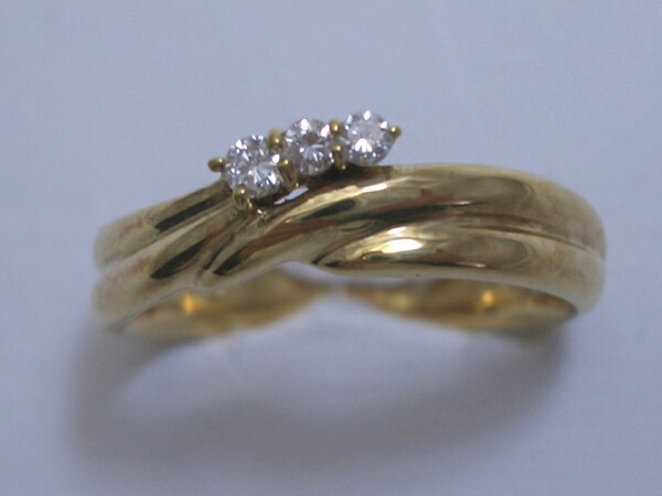 【楽天市場】k1818金ダイヤ入りファッションリング100-4311：腕時計・ジュエリー周南館