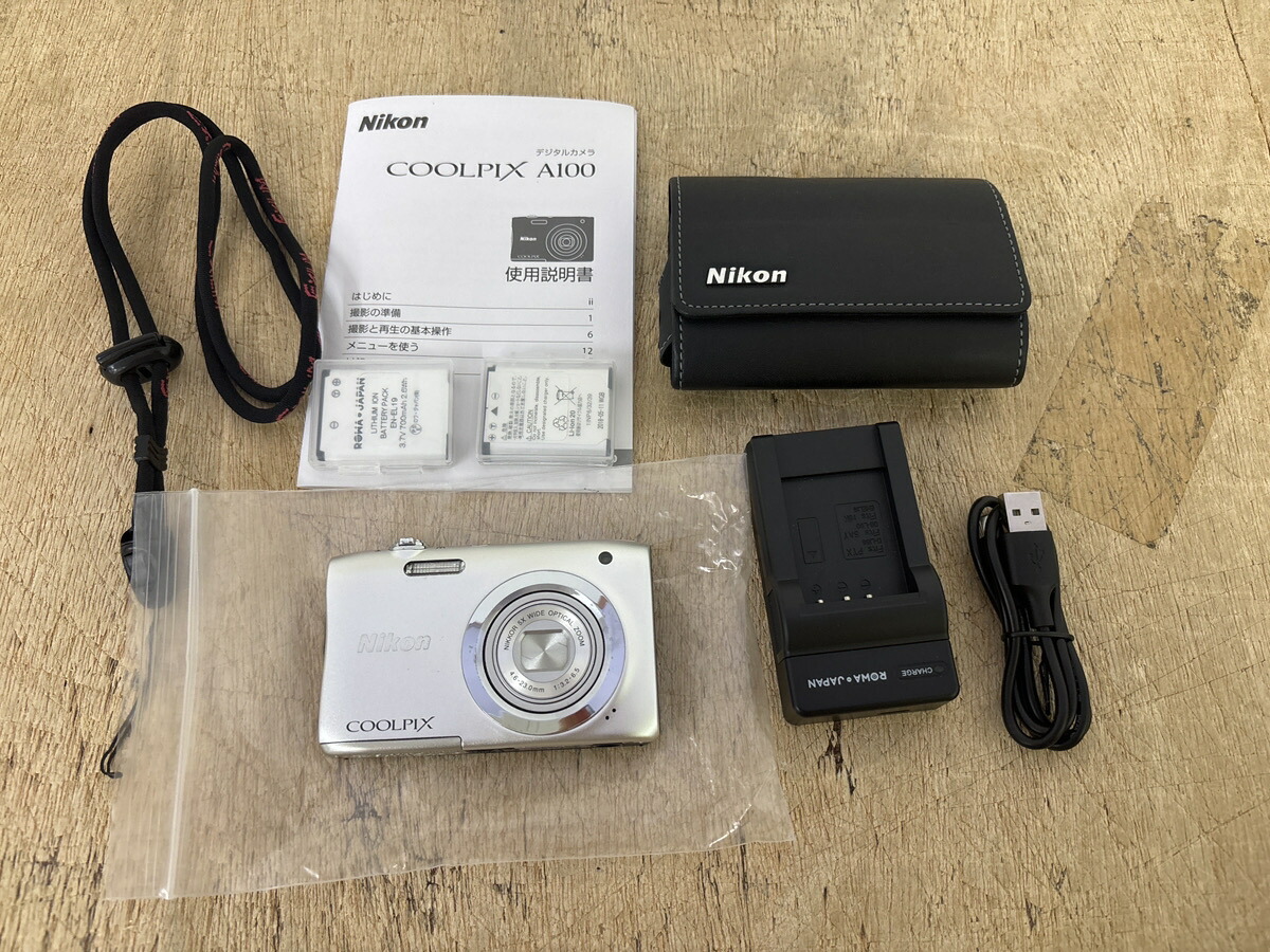 【楽天市場】〈中古〉Nikon デジタルカメラ COOLPIX A100 光学5倍 2005万画素 シルバー A100SL：ふじなみ電機