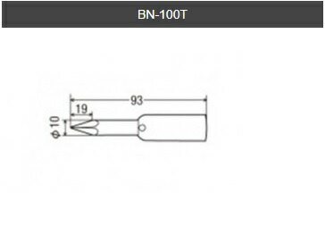 【楽天市場】【太洋電機産業】 goot グット 替銅こて先品番:BN-100T：フジノネットショップ