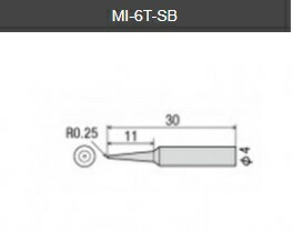 【楽天市場】【太洋電機産業】 goot グット 替こて先 SB型品番:MI-6T-SB：フジノネットショップ