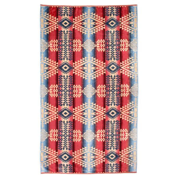 【楽天市場】ペンドルトン PENDLETON XB233 19373185 オーバーサイズ ジャガードタオル カラーCanyonlands(53606) サイズ102×178cm【日本正規代理 ...