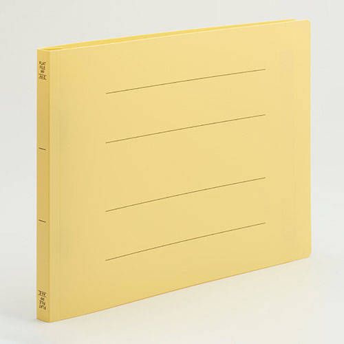 【楽天市場】ビュートン フラットファイルPP A4E 判ヨコ型 背幅18mm エロー FF-A4E-Y 【北海道・沖縄・離島配送不可】：フジックス