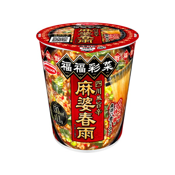 【楽天市場】エースコック 福福彩菜 四川風旨辛麻婆春雨 41g×12個入り 1ケース （kt）：t 富士薬品