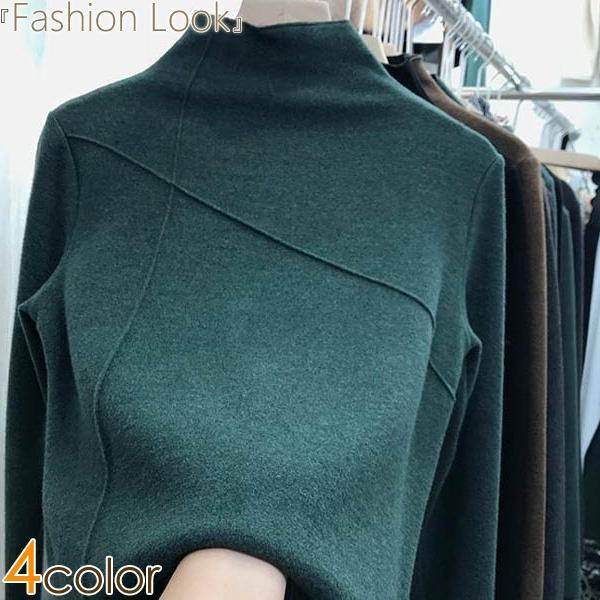 【楽天市場】Tシャツ 起毛 インナートップス あったか ハイネック カラバリ トップス レディース：福和貿易 楽天市場店