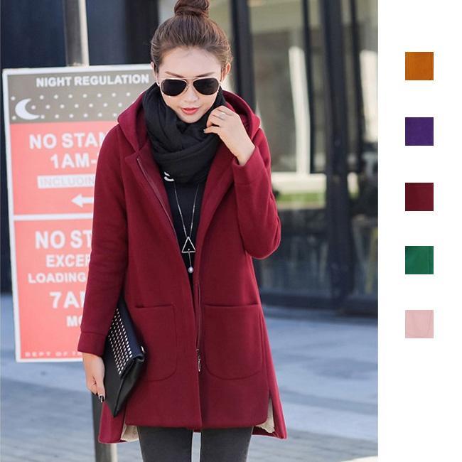 【楽天市場】ボアパーカー パーカー 裏ボアジップパーカー ジップアップ ボア 長袖 無地 レディース：福和貿易 楽天市場店